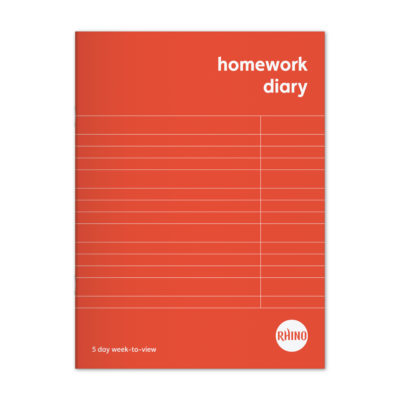 RHINO 8 x 6" Homework Diary - 5-Day Week |… | RHINO Stationery